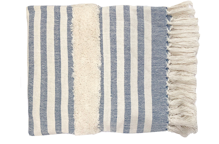 Basford Brands | PINEWOOD THROW RUG NAVY 130 X 180CM