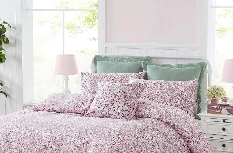 Basford Brands | SOMERFORD EUROPEAN PILLOW CASE 65X65CM SAGE GREEN